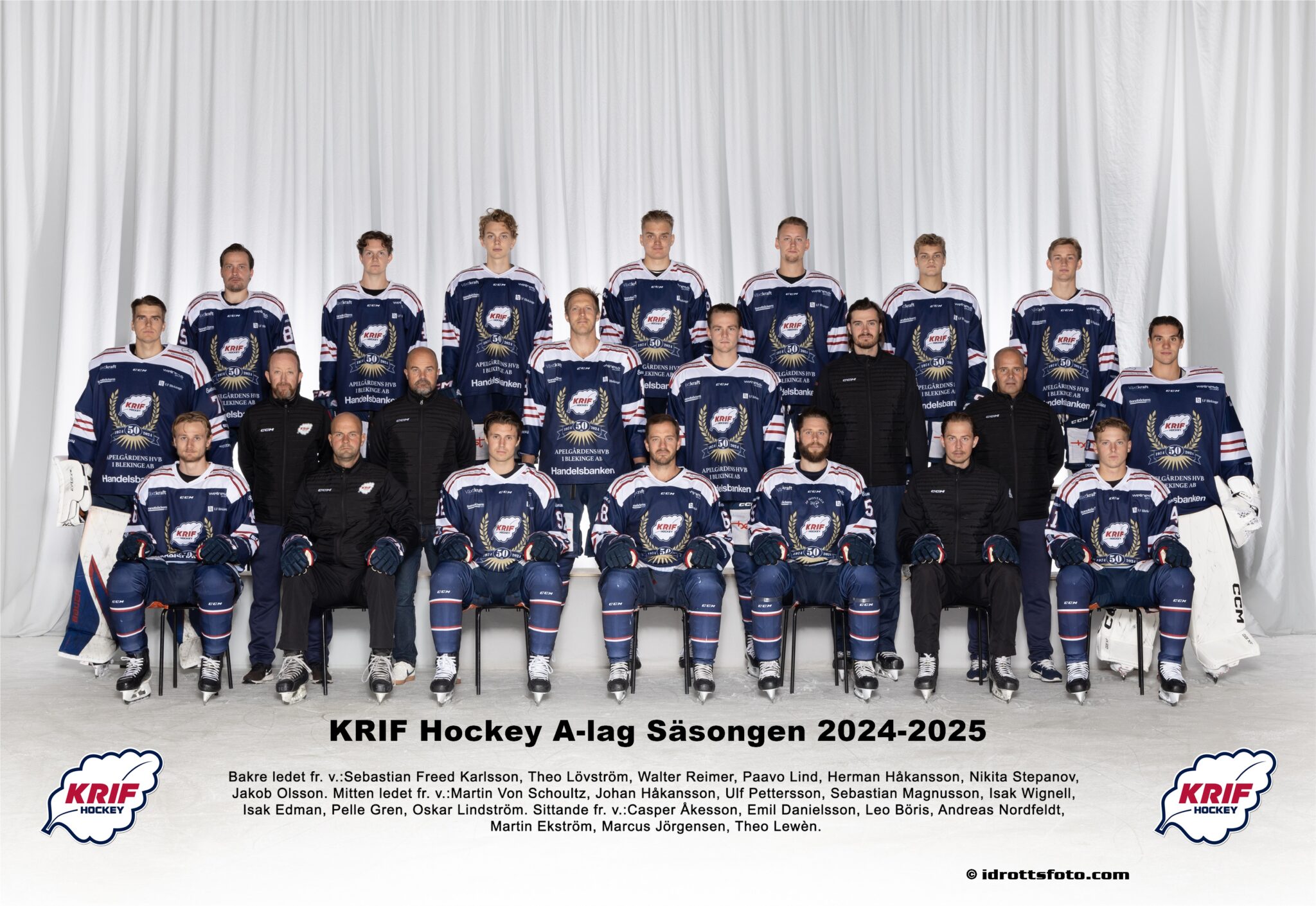 A-laget 2024-2025 – KRIF Hockey