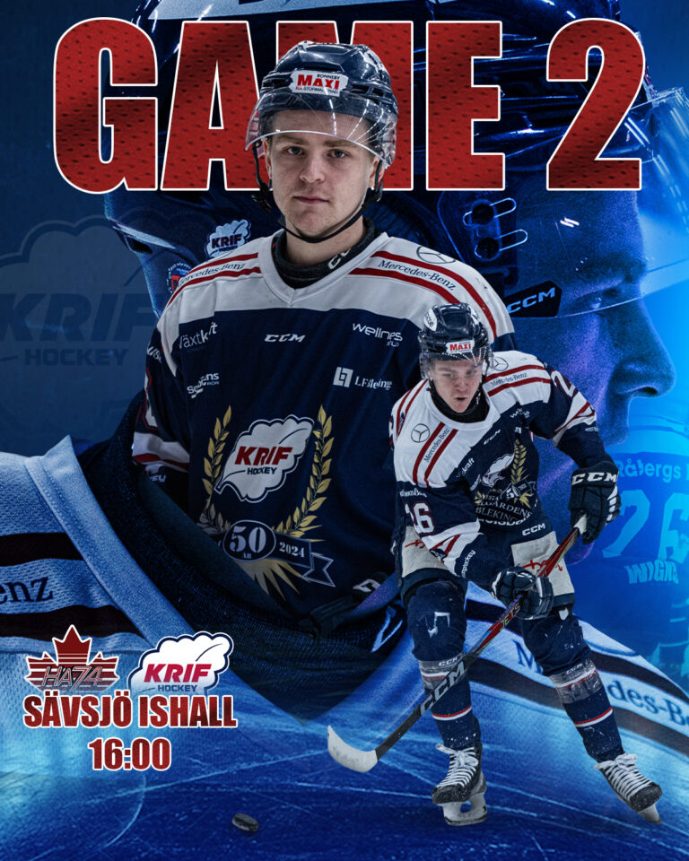 Matchdag: PlayOff1 – HA74 – KRIF – KRIF Hockey