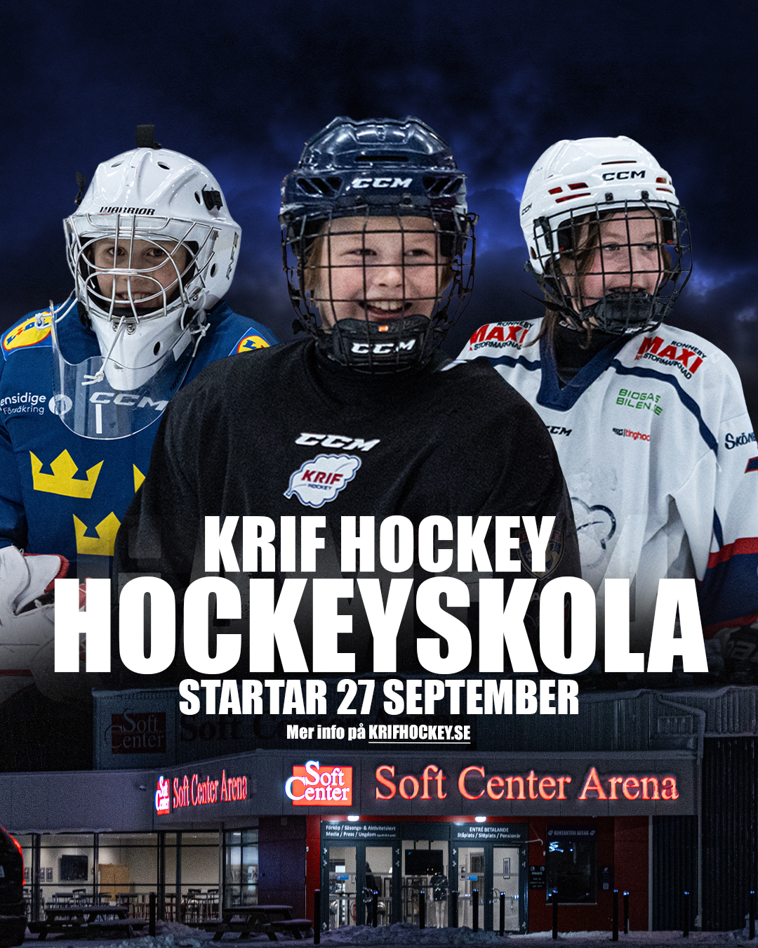 KRIF Hockey arrangerar ungdomscuper under trettonhelgen 2025 – KRIF Hockey